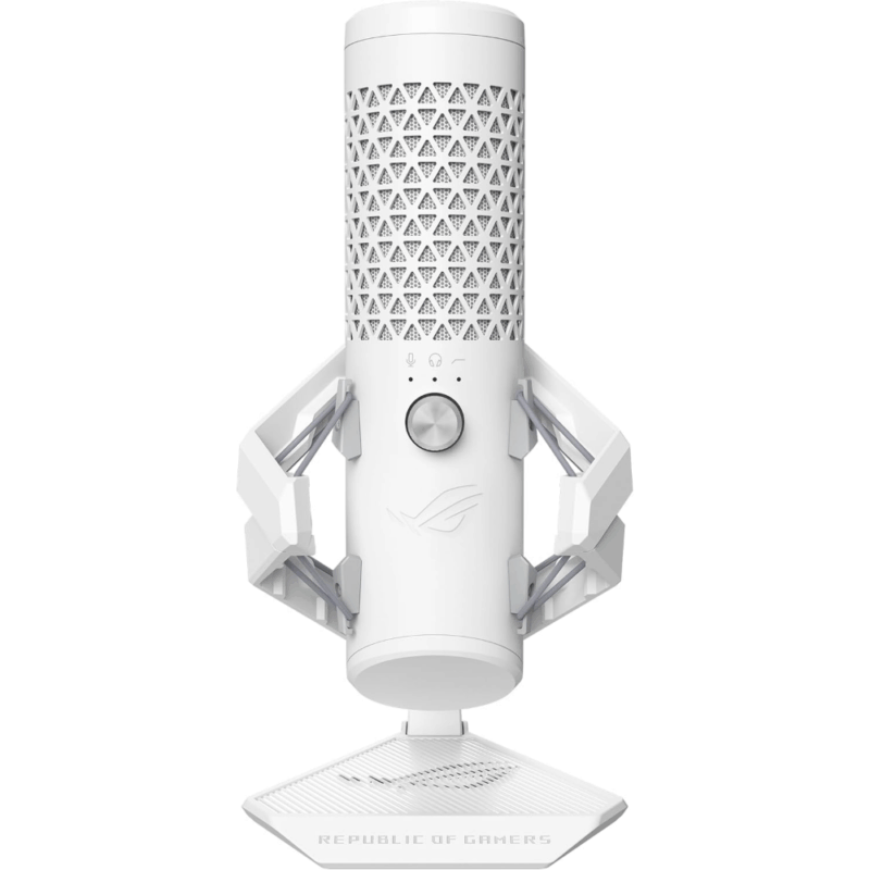 ASUS ROG Carnyx USB Gaming Microphone - White - Pacific Computers