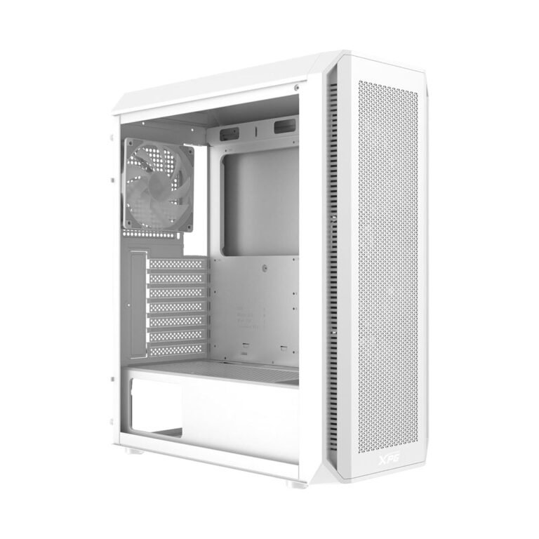 XPG VALOR AIR PLUS Mid Tower Gaming Chassis – White - Pacific Computers