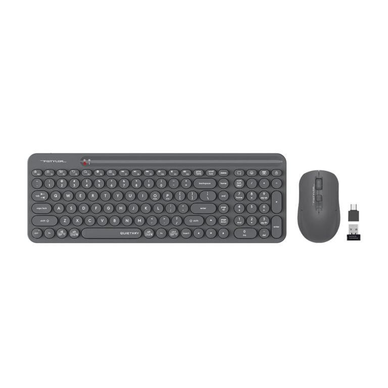 A4TECH FG3300 Air2 Fstyler 2.4G Wireless Power-Saving QuietKey 2-Zone ...